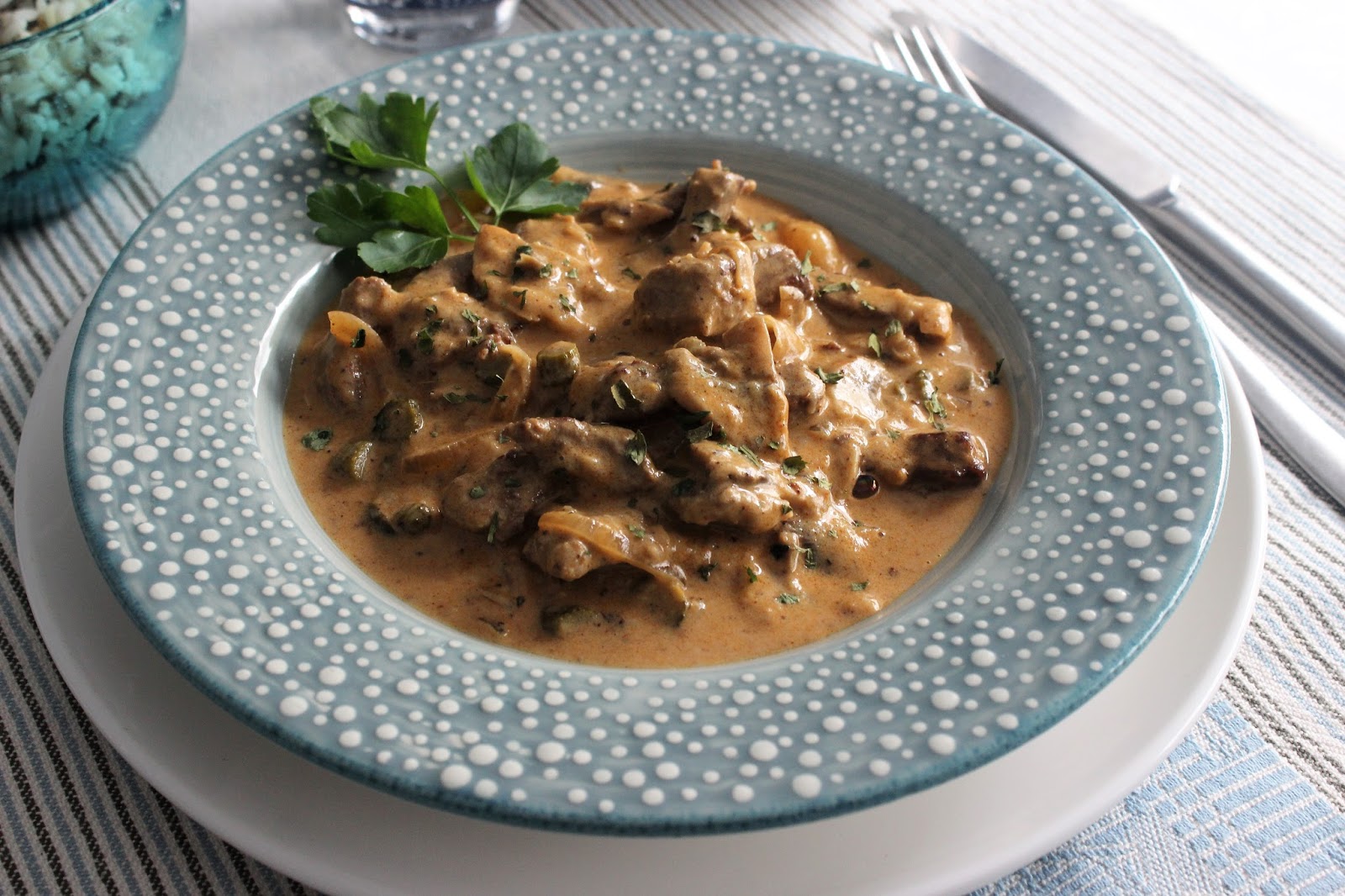 Escalopines de Ternera Strogonoff | Las Recetas de Marichu.... y las mias