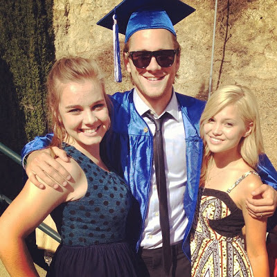 Gracie posta foto com Luke em sua graduação « Luke Benward Brasil