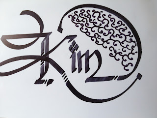 Calligraphy Art: Girl names in calligraphy 4 Angelina Elizabeth Nicole ...