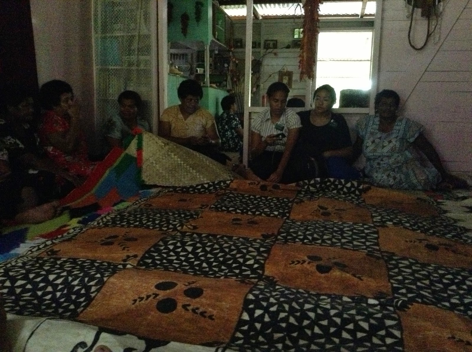 Fiji Mission: "WEAVING AND TAPPA CLOTH"