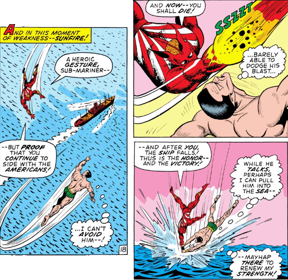 The Peerless Power of Comics!: The Searing Vengeance of... Sunfire!