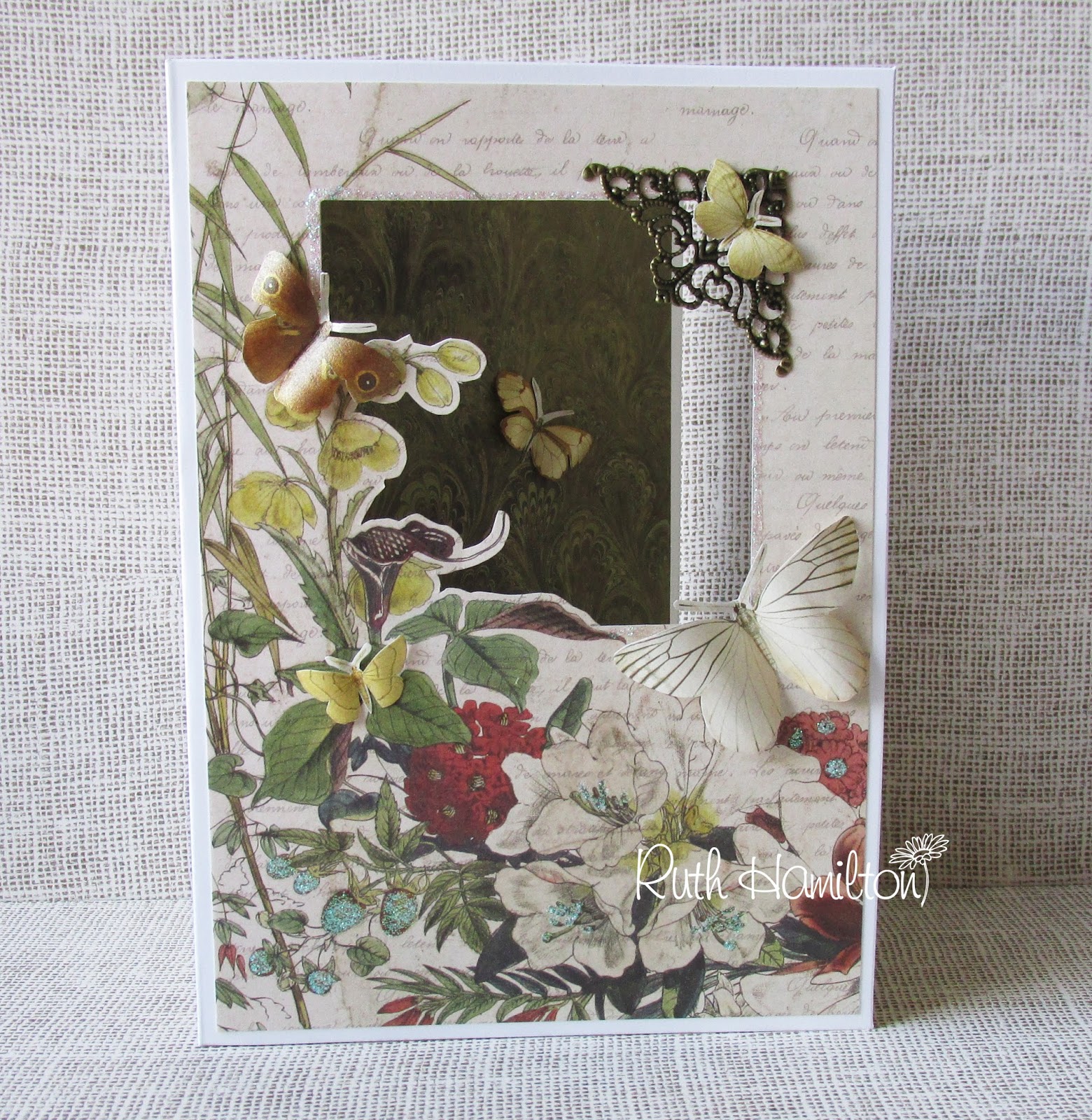 A Passion For Cards: How to make a Trimcraft Falling Leaves aperture card