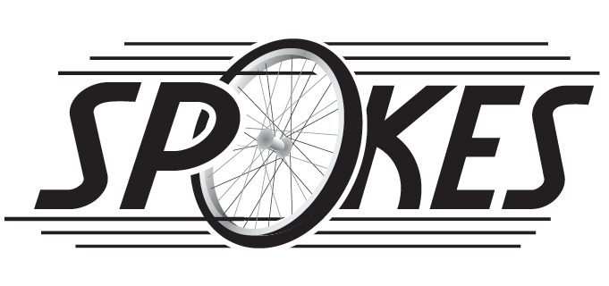 Matthew Peacock Logo Design: "Wheel" Illustration - Spokes Bike Shop logo