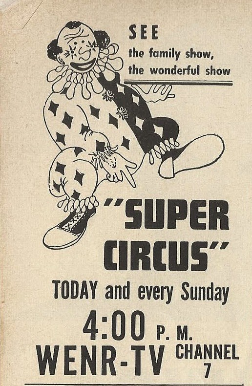The TV Guide Historian: Super Circus Ad