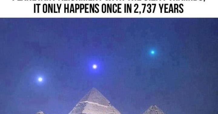 Pyramids Aligned With Planets