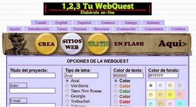 CEIP VALDESPARTERA: el blog del cole: 1, 2, 3 Tu Webquest