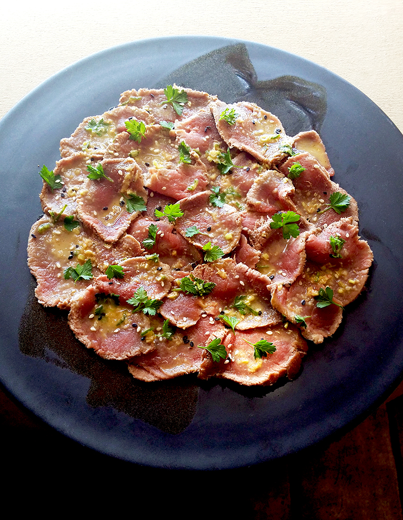 Seared Beef or Venison ‘Carpaccio’ with a Thai-Style Dressing ...