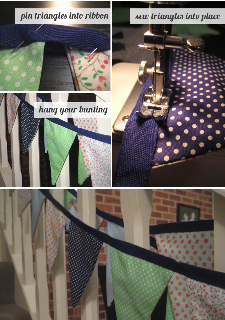 thestorygodgaveus: how to make fabric bunting: a diy tutorial