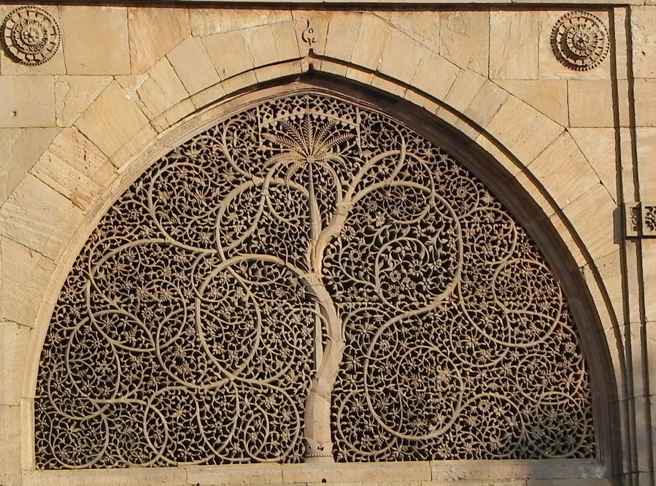 bensozia: Siddi Sayed Mosque, Ahmedabad, India