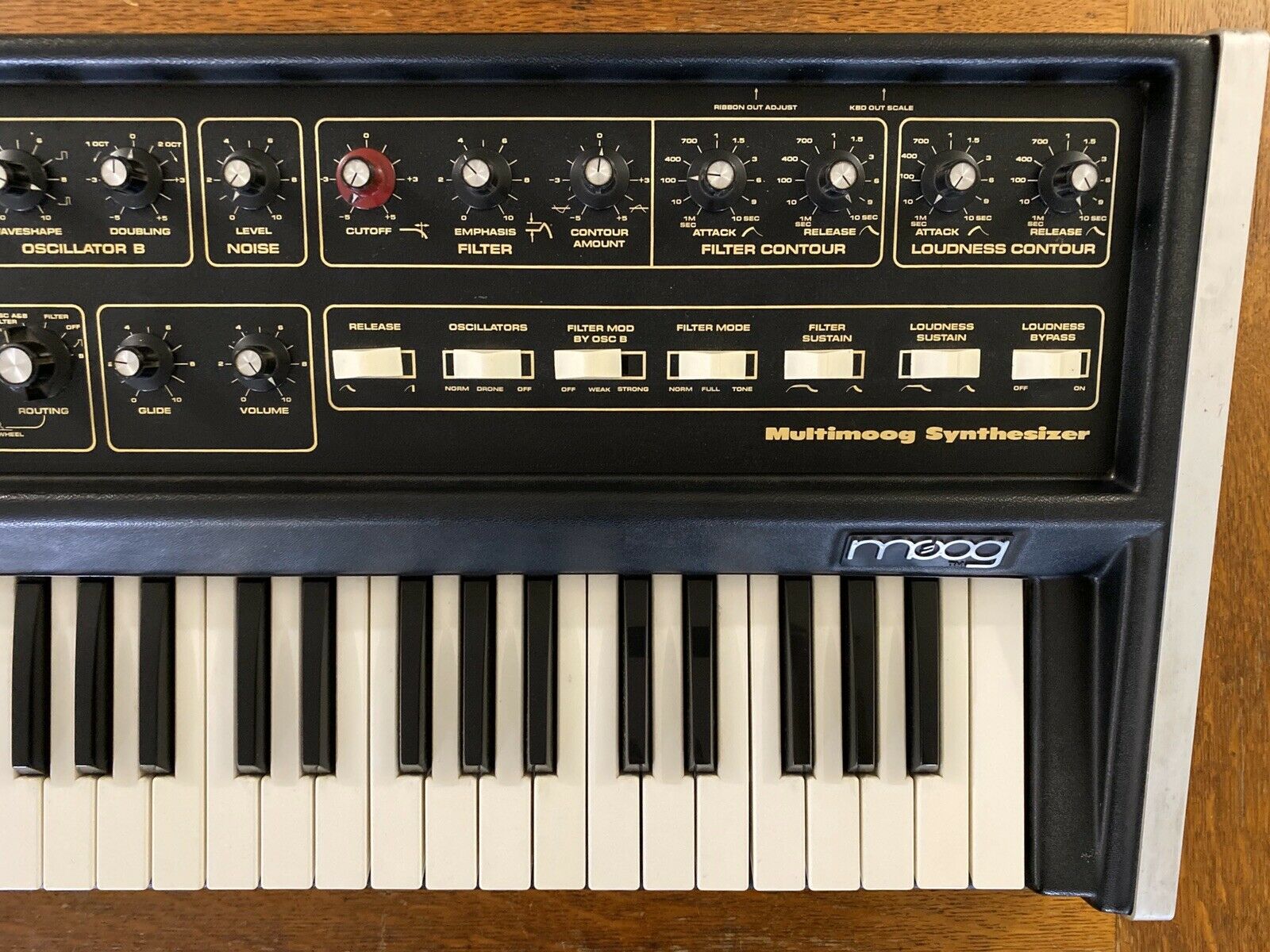 MATRIXSYNTH: Moog Multimoog Monophonic Analog Synthesizer SN 1383