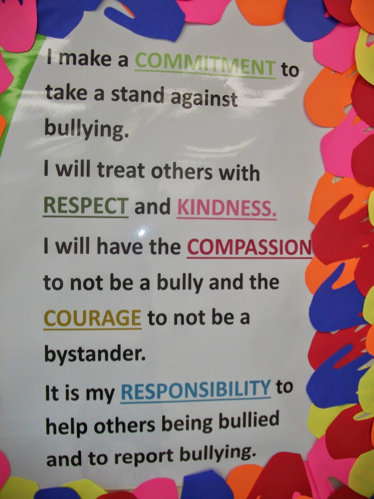 Elementary School Counselors Corner: Stop Bullying Pledge