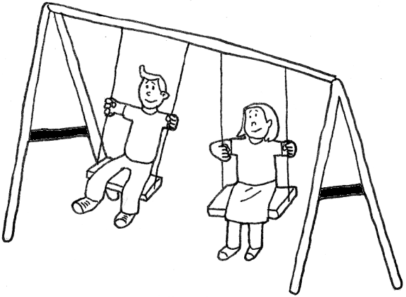 Imagen de un columpio para pintar - Imagui