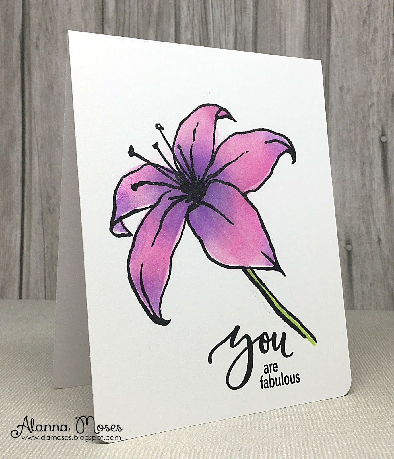 DT Projects for TupeloDesignsLLC - 3 Lily Cards | Embellish Craft Love