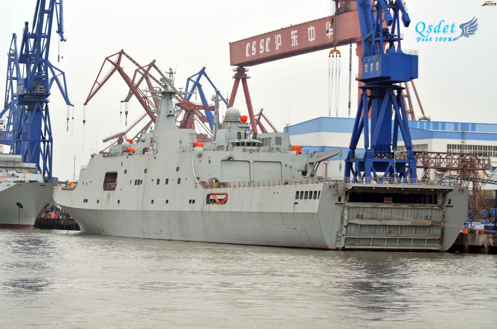 China Defense Blog: Photos of the day: Shanghai's busy shipyards Feb ...