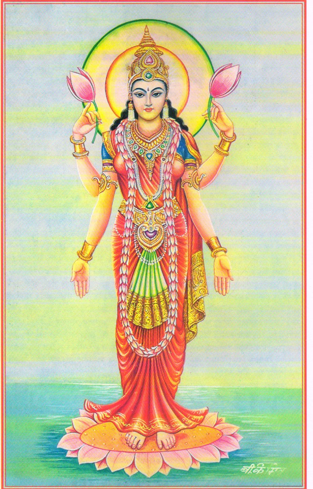 TELUGU WEB WORLD: RARE PIX OF GODDESS LAXMI DEVI PAINTING
