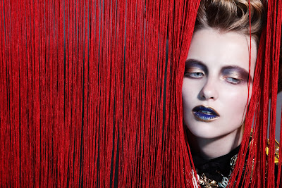 Gothic Makeup, Big Hair, Beauty Shoot images with Model Emily Van Raay