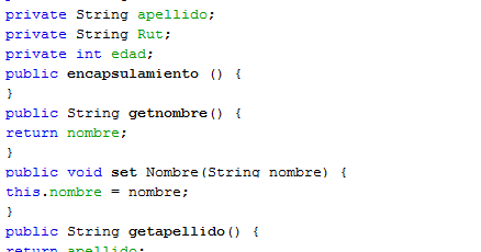 Java y netbeans : Tema U3.- POO (encapsulamiento y métodos accesores)