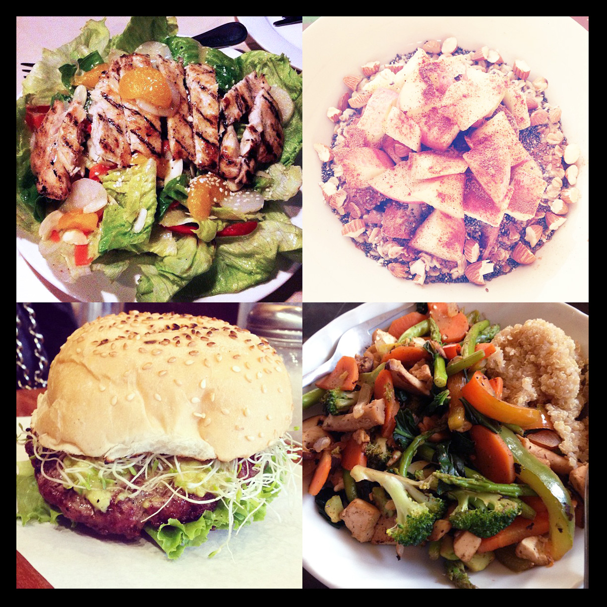 I try to be the healthy me!