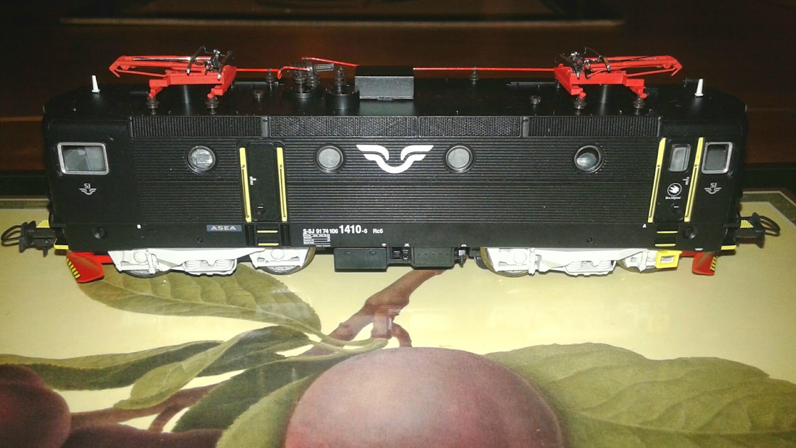 Tågprojektet i Särslöv: Unboxing Roco RC6 i AC utförande