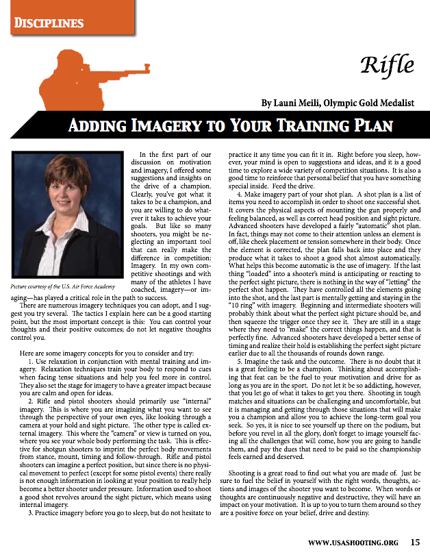 3P Air Rifle Coaching: Shooter Development