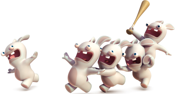 Foto Gambar Kartun Lucu Rabbids Invasion - Foto Kartun Terbaru
