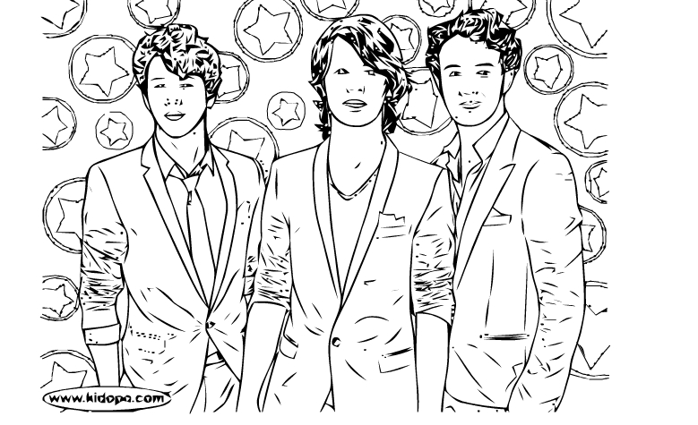 Free one direction coloring pages