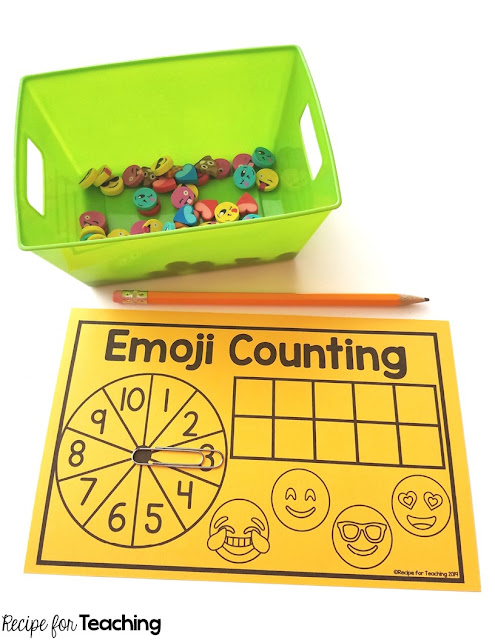 Emoji Counting - Recipe for Teaching