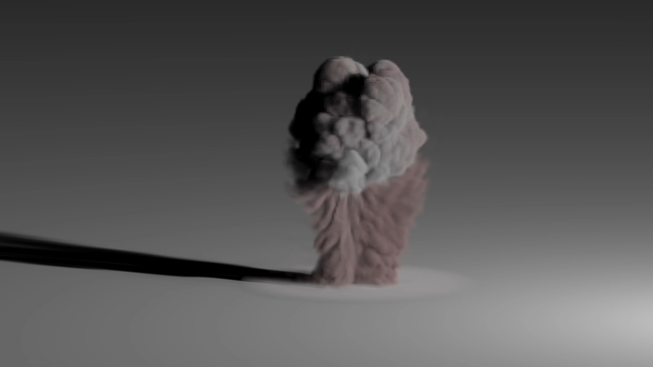 Fire Explosion Simulation VFX Test in Blender and 3dsMax2014