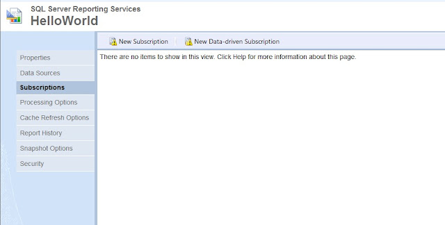 MSBI: Lesson 14: SSRS Subscriptions - Email Based