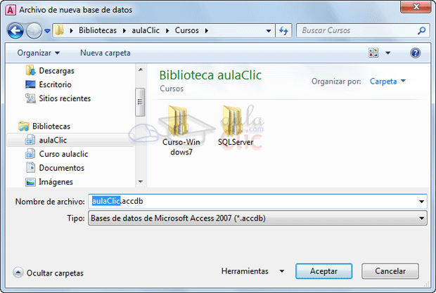 Microsoft Access: Pantalla Inicial de Access