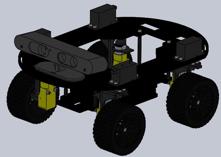 Andromina robot V.2.0: Robot, encoders y Kinect. El nuevo diseño del ...