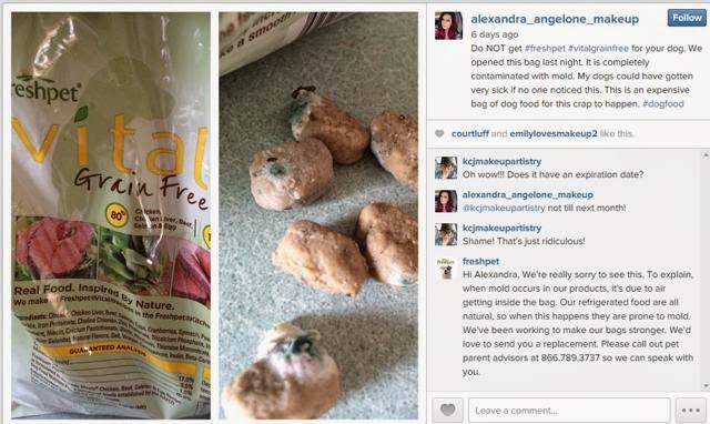 silvieon4: Mold Contamination In Some Freshpet SKUs Introduces Product ...