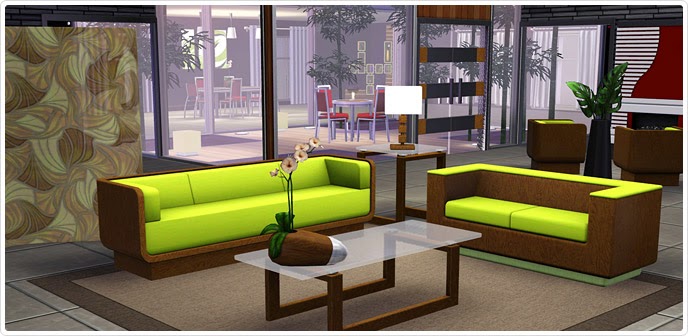 Free Sims 3 Store Items: Full Ultra Lounge Set