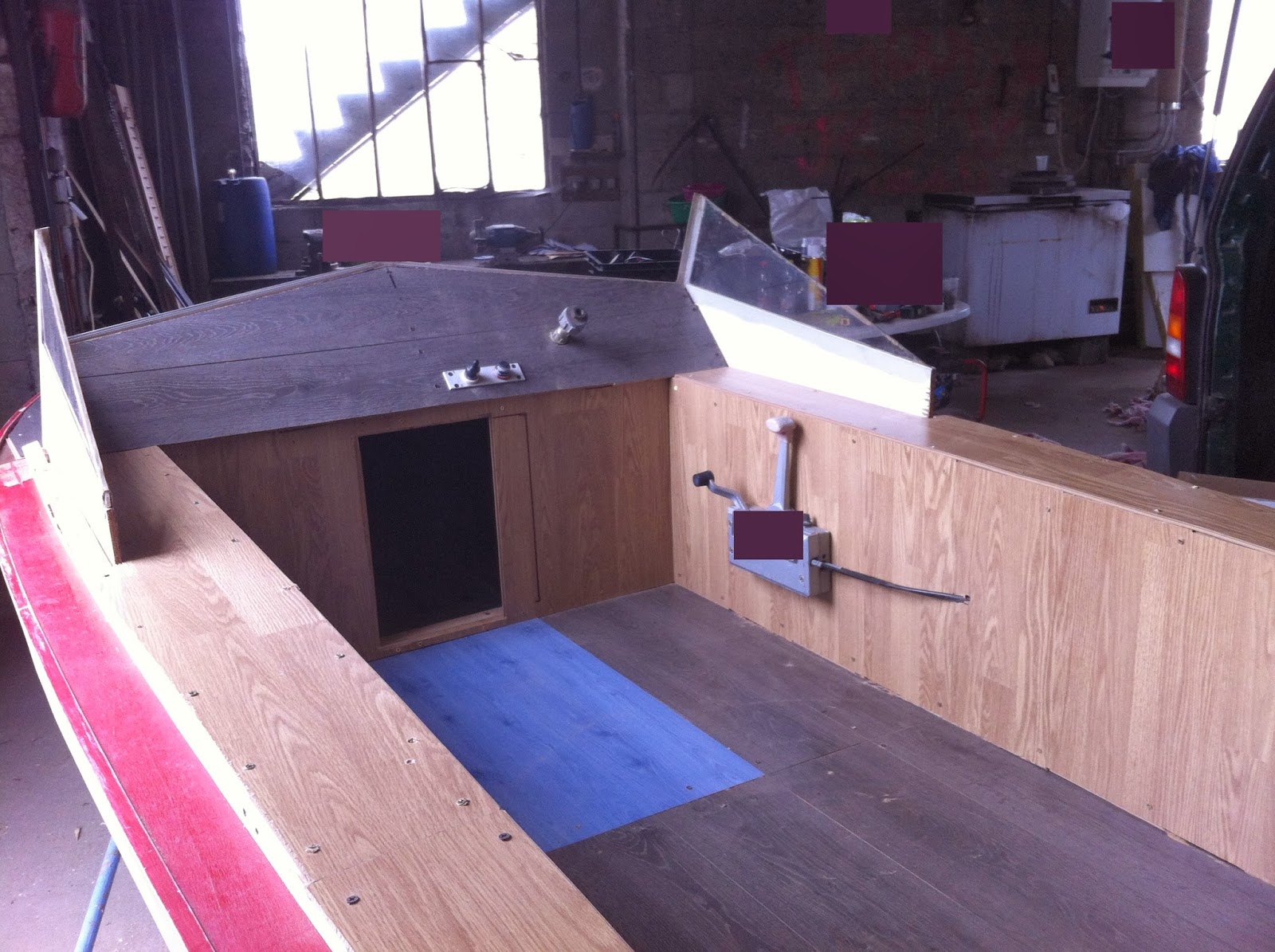 Restauration coque de bateau: 2. Ossature / structure