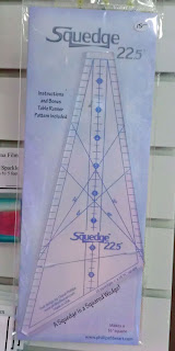 Bigfork Quilts Etc: Table Topper Club Uses the Squedge 22.5 Ruler.