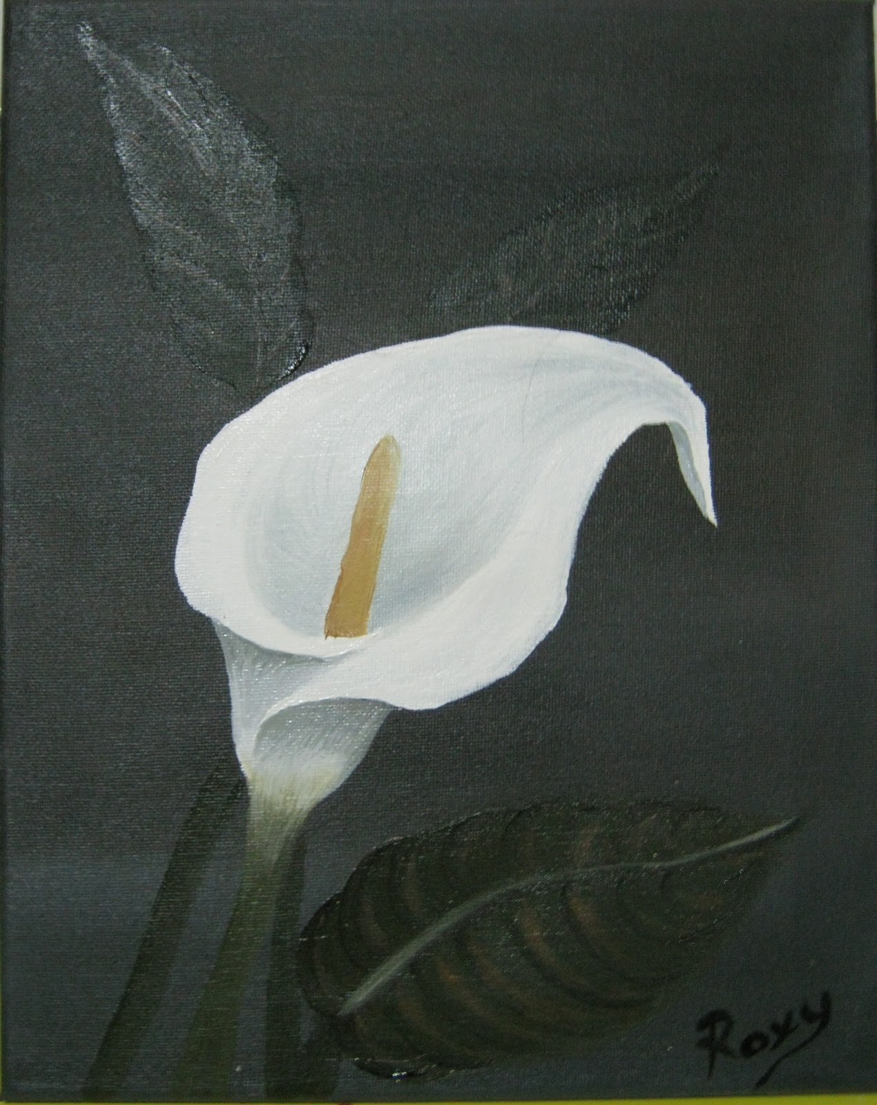 Pintura al óleo: Calas