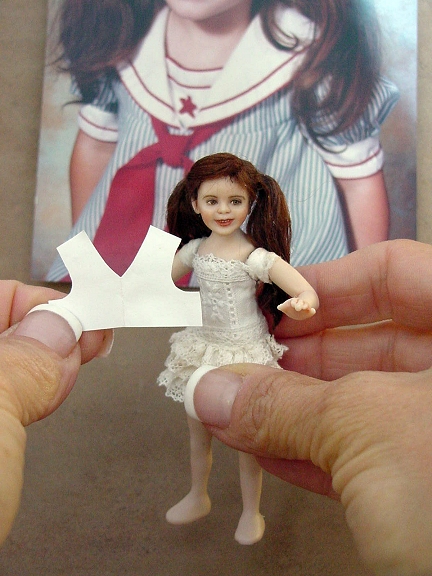 Costuming Portrait Dolls - Drafting The Pattern - Miniature ...