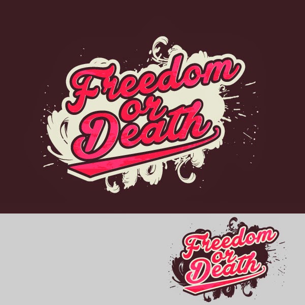 Creative Design: freedome or death logo