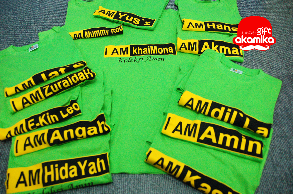 T-shirt I Am - cenderahati bercetak | Cenderahati | Cenderamata ...