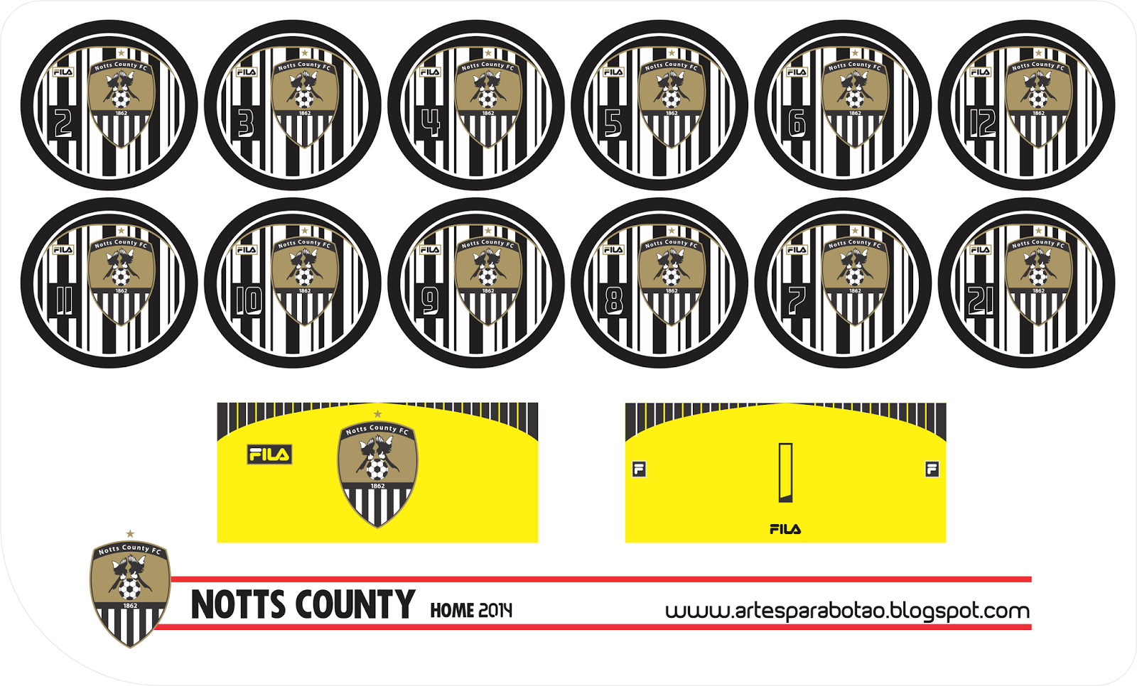 ArtesParaBotão: Notts County FC