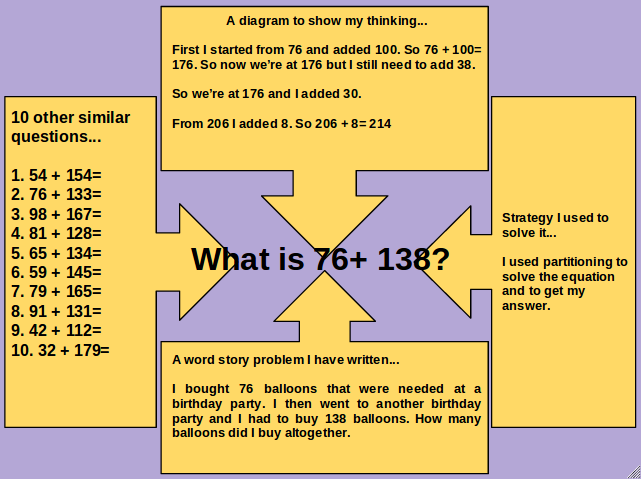 Taeshell: Maths Think board