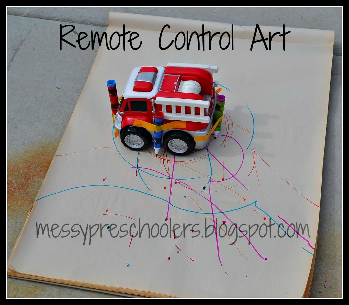 Messy Kids: STEAM Remote Control Art
