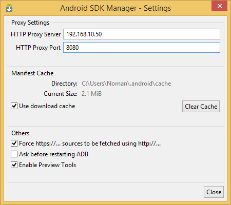 Setting Up Android SDK Manager ~ TwoTutorial