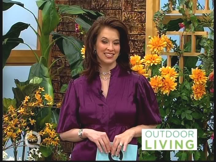 Ladies in Satin Blouses: Jacque Gonzales - maroon short-sleeved satin ...