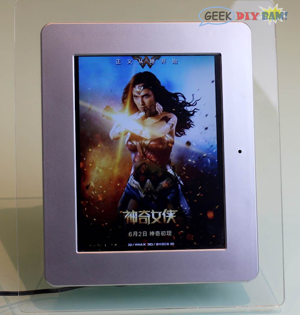 GEEK DIY BAM!: DC COMICS DIGITAL MOVIE POSTERS DISPLAY DIY TUTORIAL