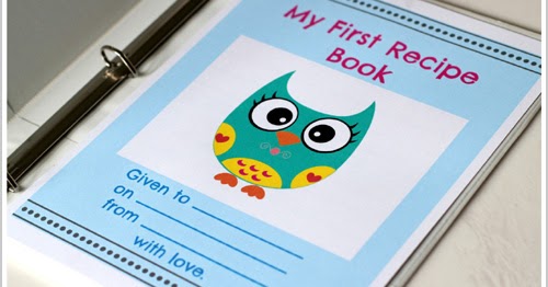 My Owl Barn: Free Printable My First Recipe Book