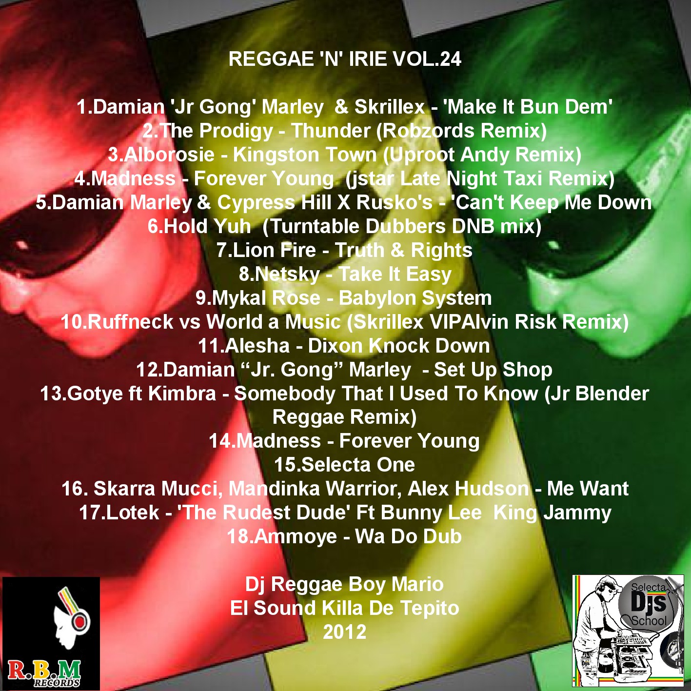 DJ REGGAE BOY MARIO: REGGAE 'N' IRIE VOL.24