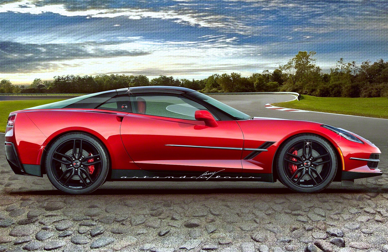 casey/artandcolour/cars: C7 Twin-Turbo V6, Smaller/Lighter, Take 2
