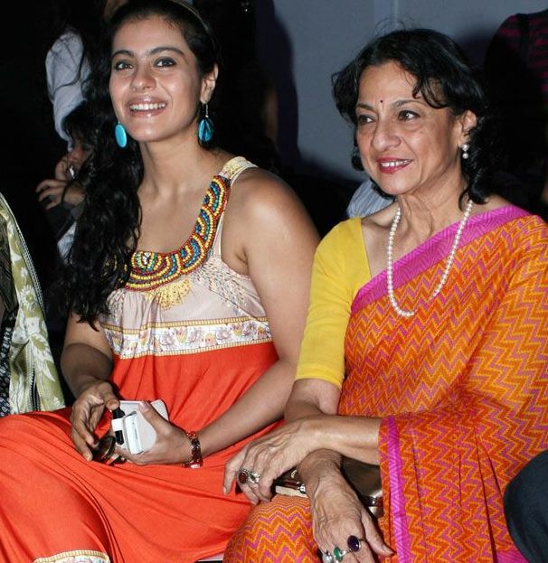 Indian Celebs: kajol with her mother tanuja