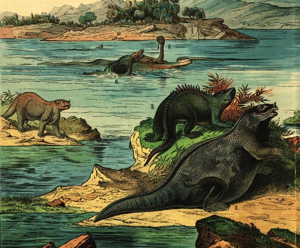 Love in the Time of Chasmosaurs: Vintage Dinosaur Art: Naturgeschichte ...